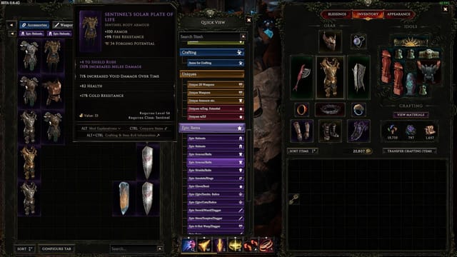 Last Epoch item rarities explained