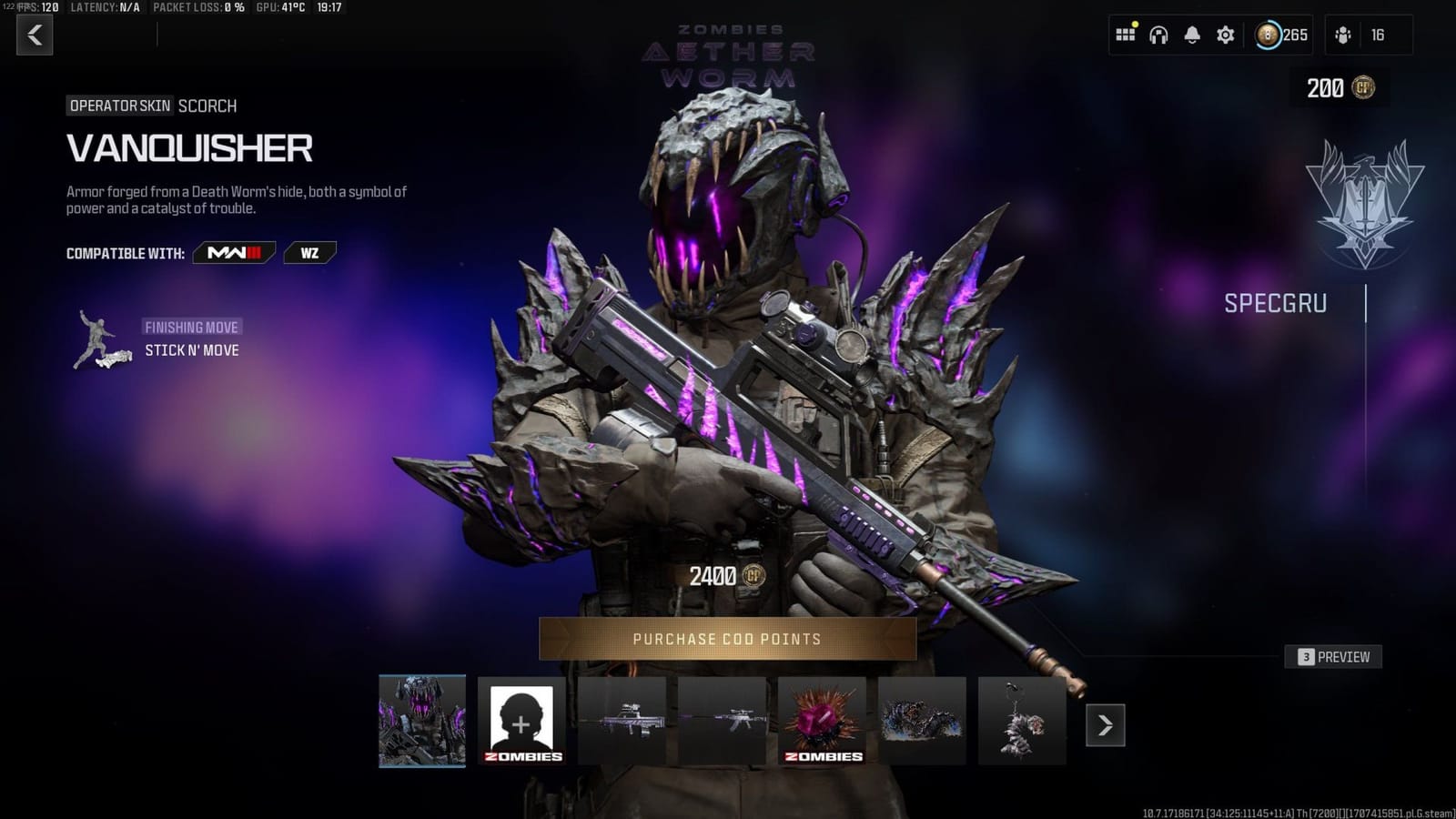 Aether Worm Bundle in Modern Warfare 3 Warzone: Price, what's included ...