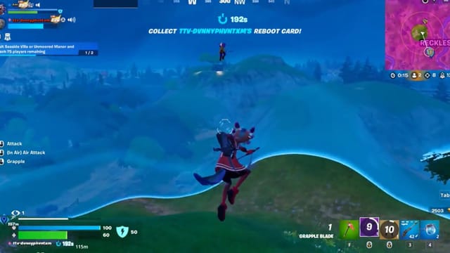 Fortnite player uses Teenage Mutant Ninja Turtle Mythic as a mobility ...