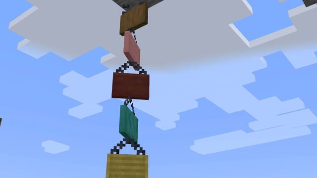 How to make and use hanging signs in Minecraft 1.20 Trails and Tales update