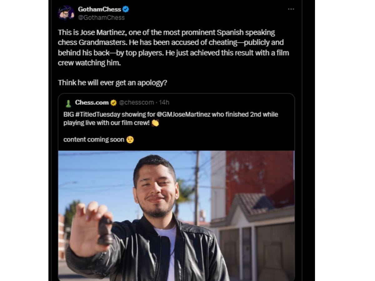 “Think he will ever get an apology?” - GothamChess responds to Vladimir ...