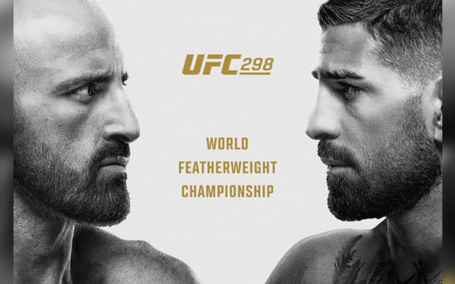 UFC 298 salaries: UFC 298 payouts: How much Alexander Volkanovski, Ilia ...