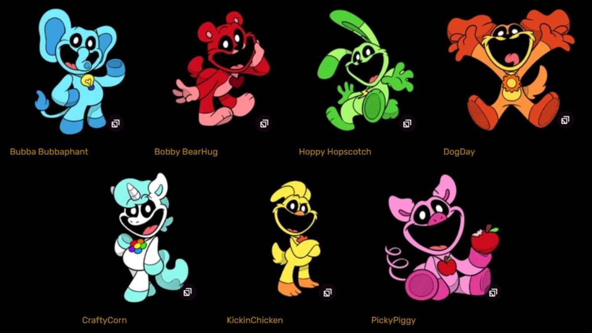 All Poppy Playtime characters