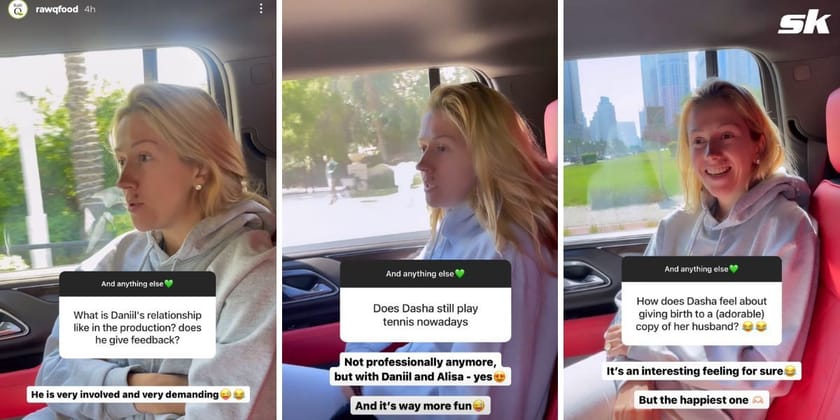 "Daniil Medvedev's very demanding" - Wife Daria opens up on Russian's ...