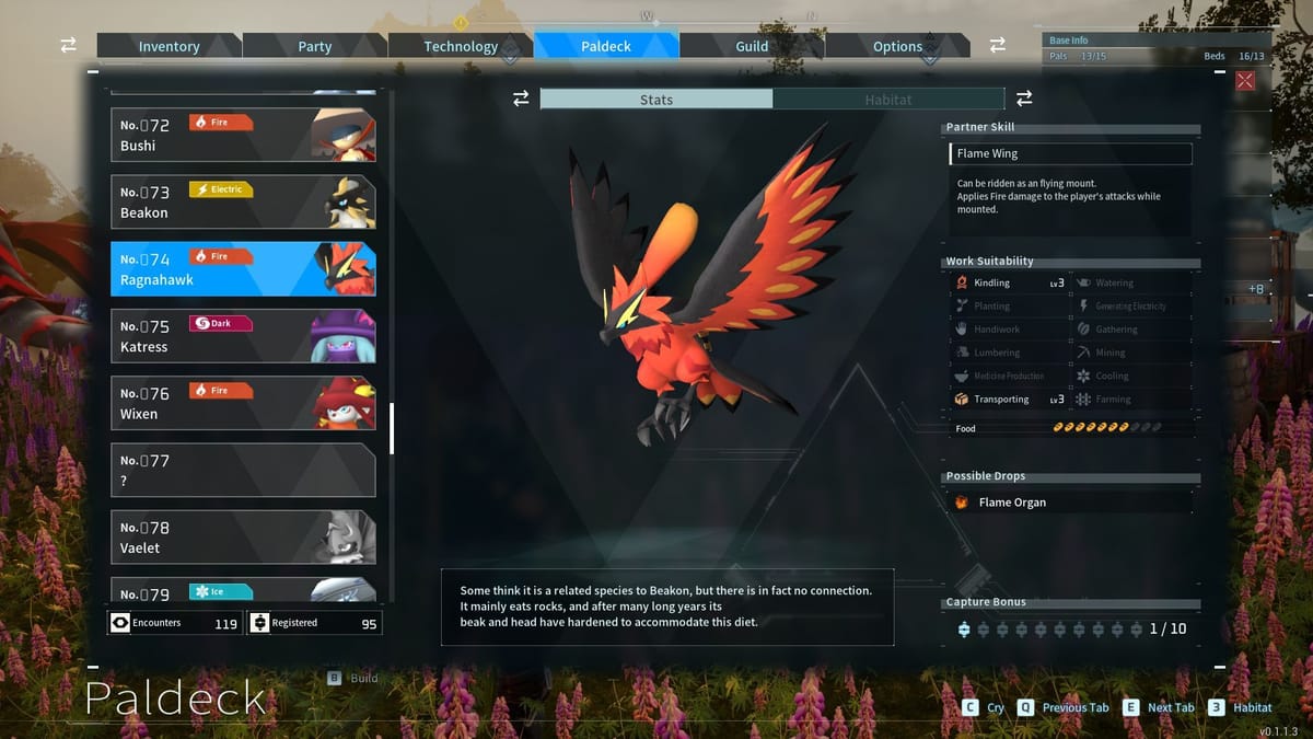 Palworld: 5 fastest flying mounts