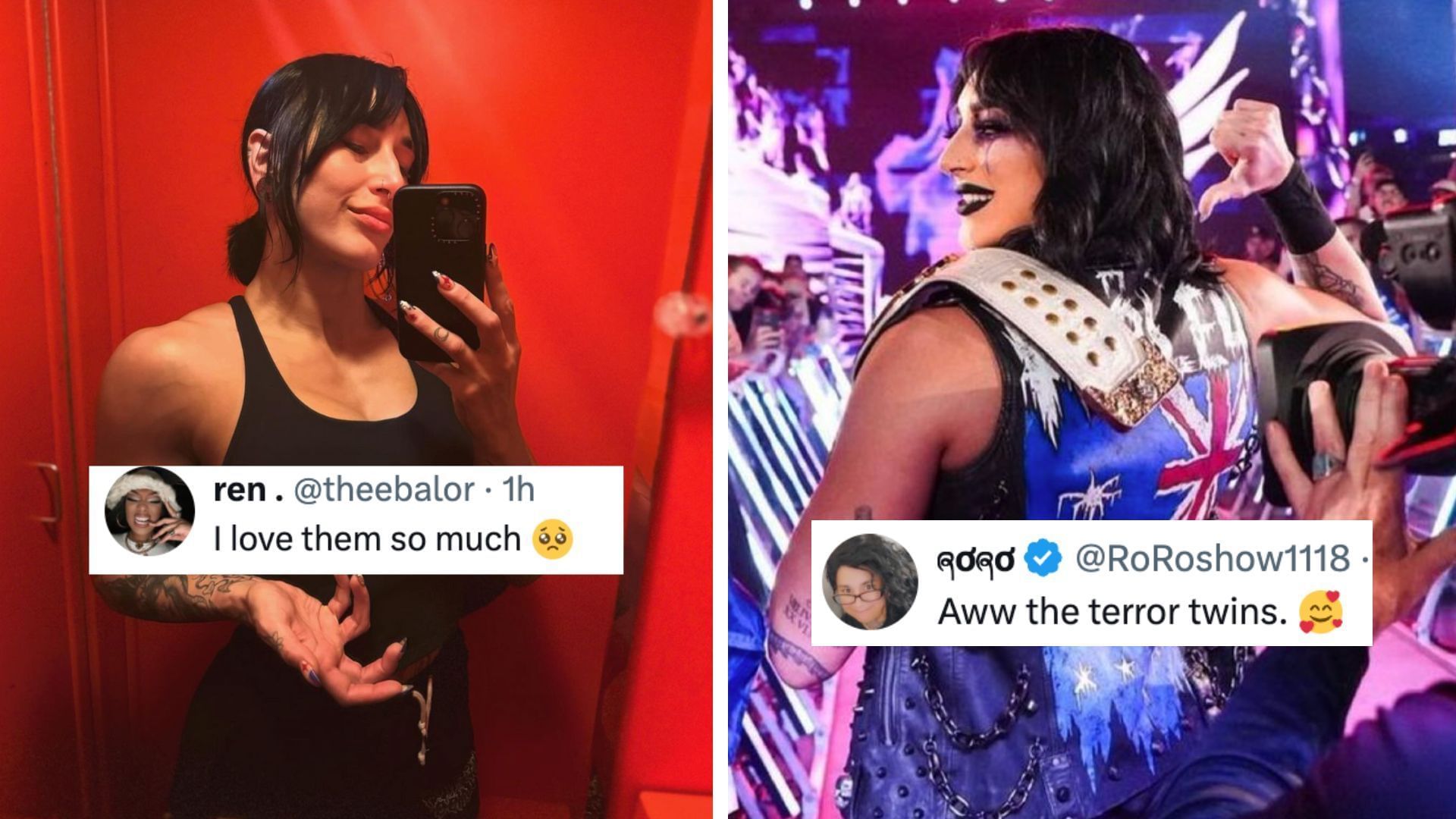 "I love them so much" - WWE fans react to heartfelt moment between Rhea ...