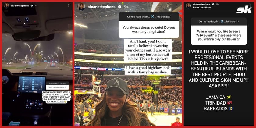 "I wear a ton of my husband's stuff" - Sloane Stephens opens up on ...