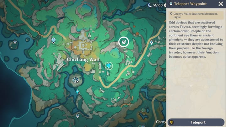 Genshin Impact: Rulers of Chizhang mountains local legend guide