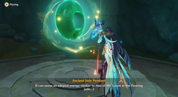 Genshin Impact Ancient Jade Pendant Puzzle and Jade Fragment locations