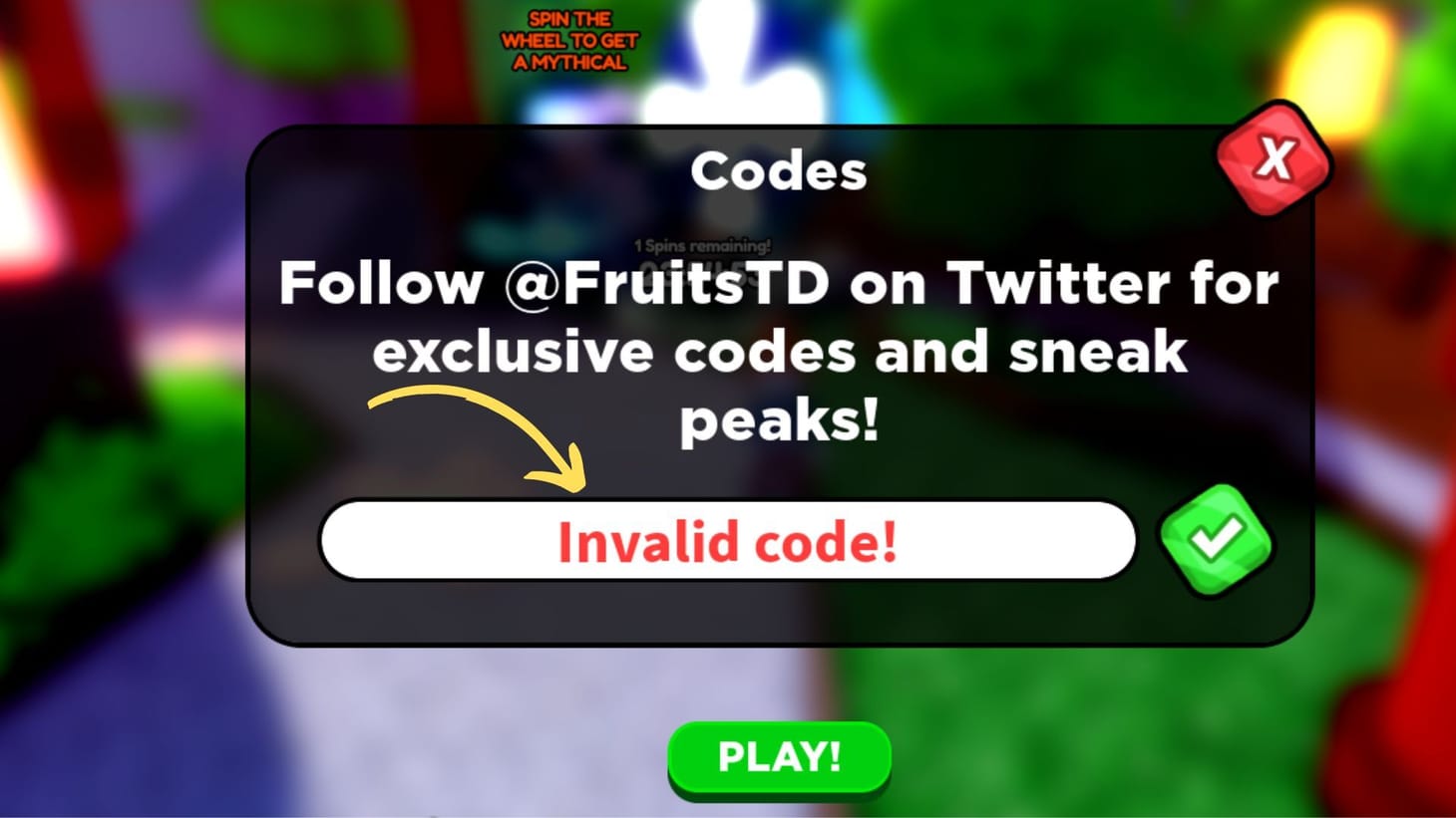 Fruit Tower Defense Codes (2024)