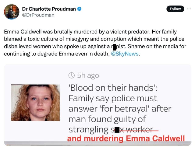 "Her name is Emma Caldwell!": Sky News criticized over coverage of 2005 ...
