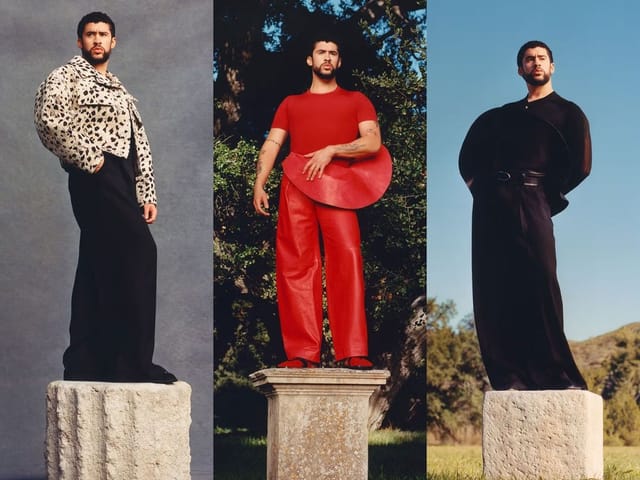 Jacquemus campaign: Bad Bunny’s look for the latest Jacquemus campaign ...