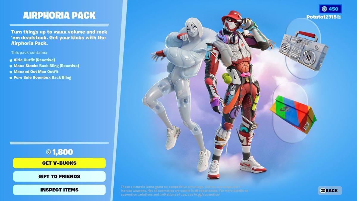 How to get Maxxed Out Max and Airie Skins in Fortnite