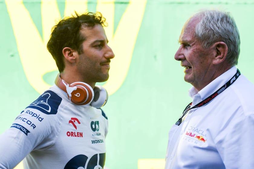 Red Bull: Helmut Marko names one condition for Daniel Ricciardo to replace Sergio Perez at Red ...