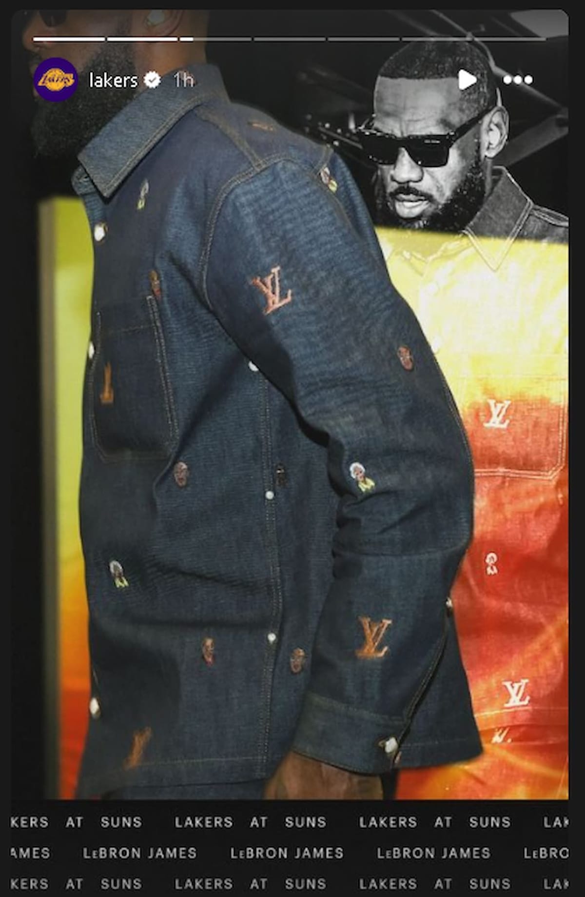 In Photos: LeBron James dons $6400 Louis Vuitton outfit ahead of Lakers ...