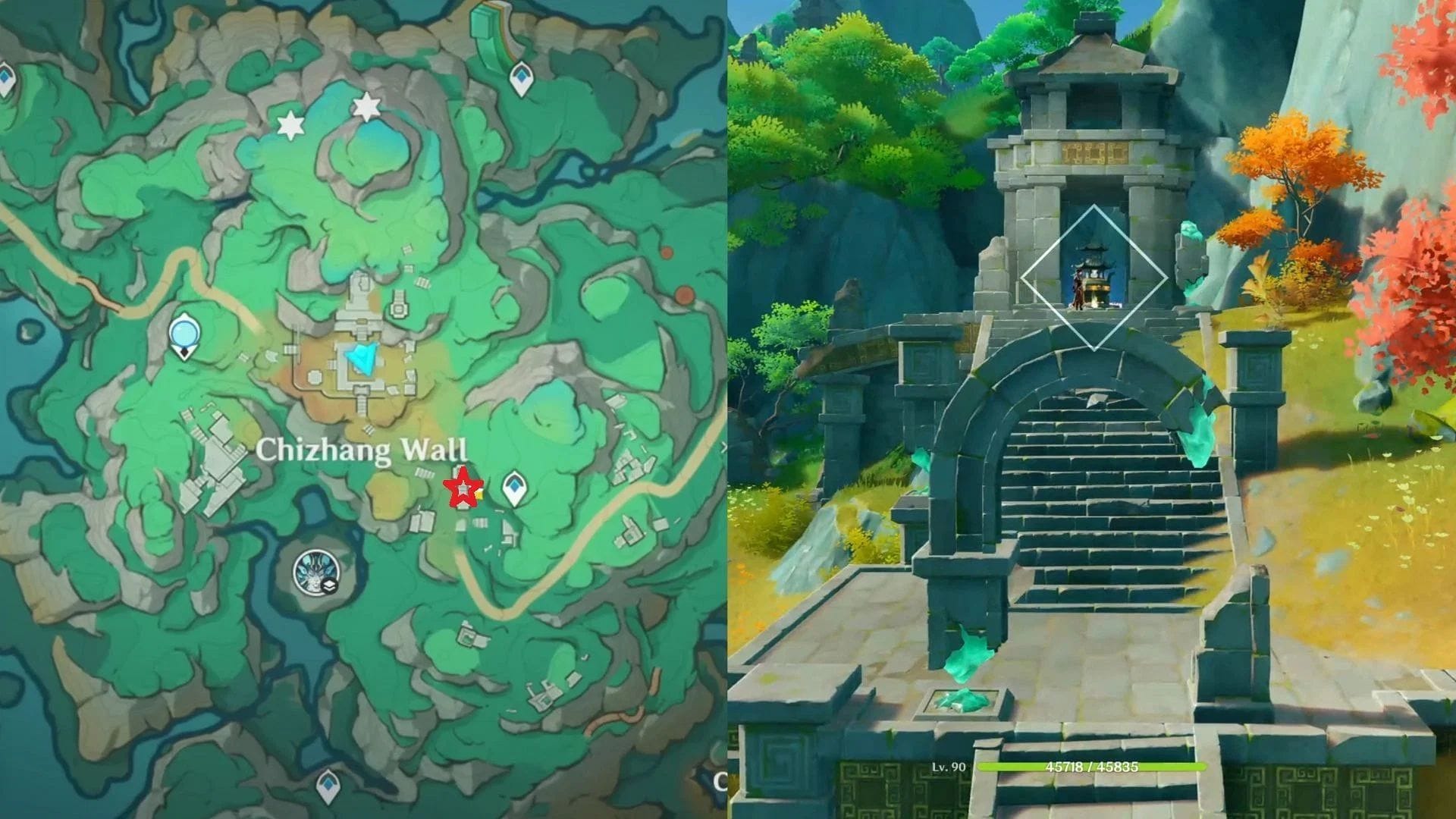 Genshin Impact Ancient Ruins puzzle locations and solution