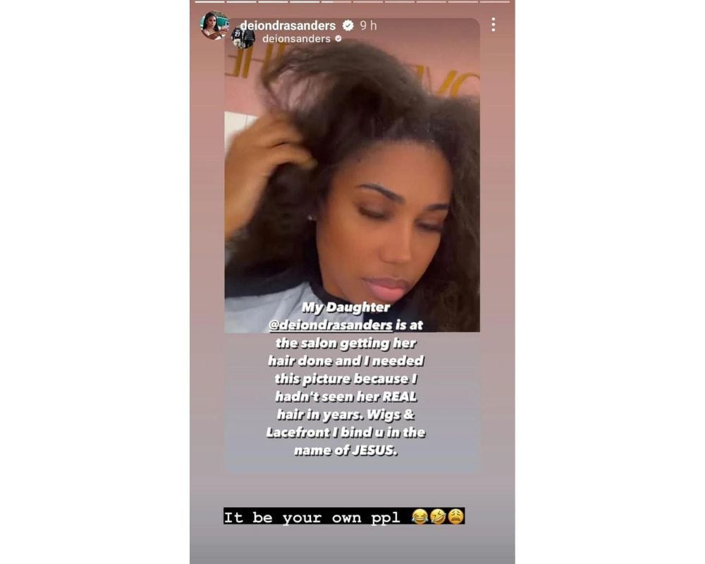 Deiondra Sanders: PHOTO: $45,000,000 worth Deion Sanders shares ...