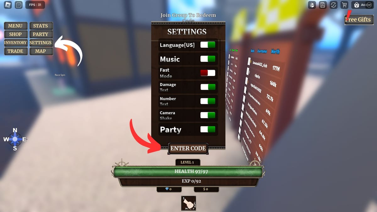 Z Piece Codes (2024)