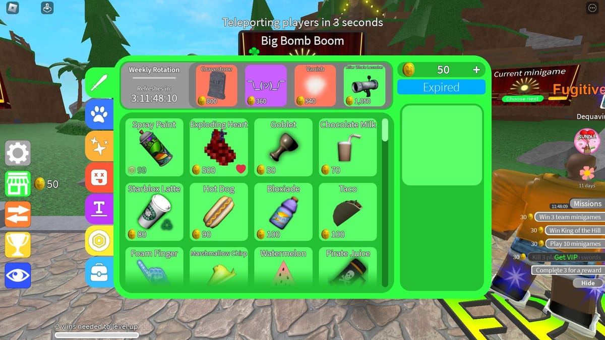 Epic Minigames codes (October 2025)