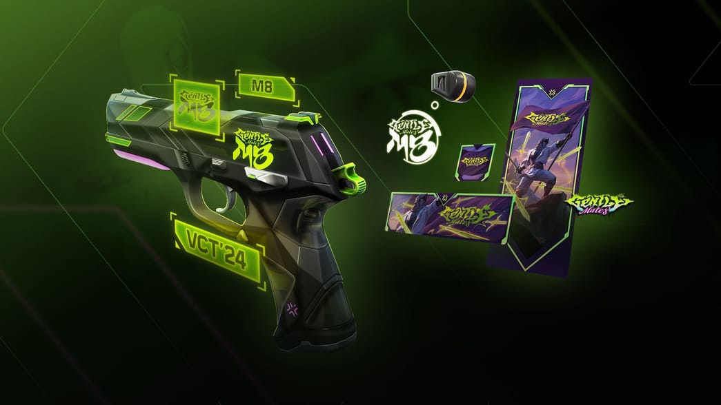 All VCT Team Capsule skins, gun buddies, and more