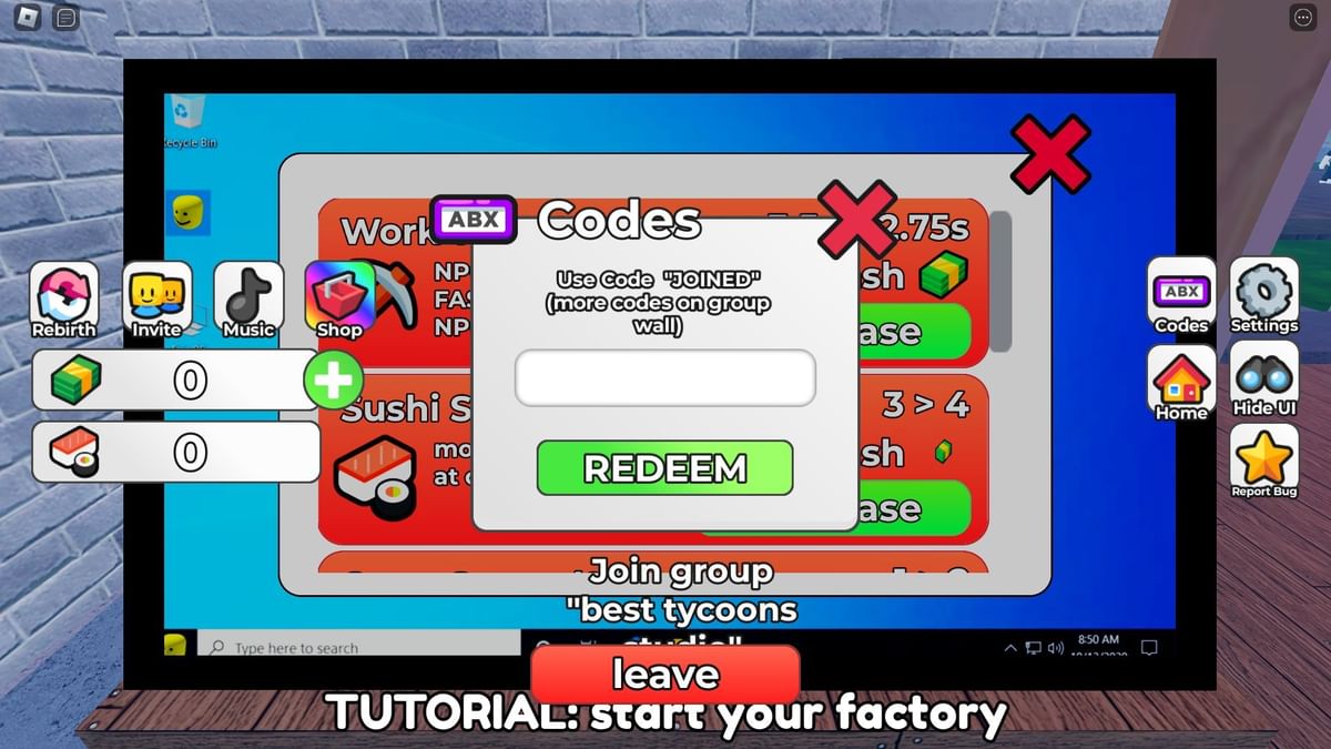 Make Sushi and Prove Dad Wrong Codes