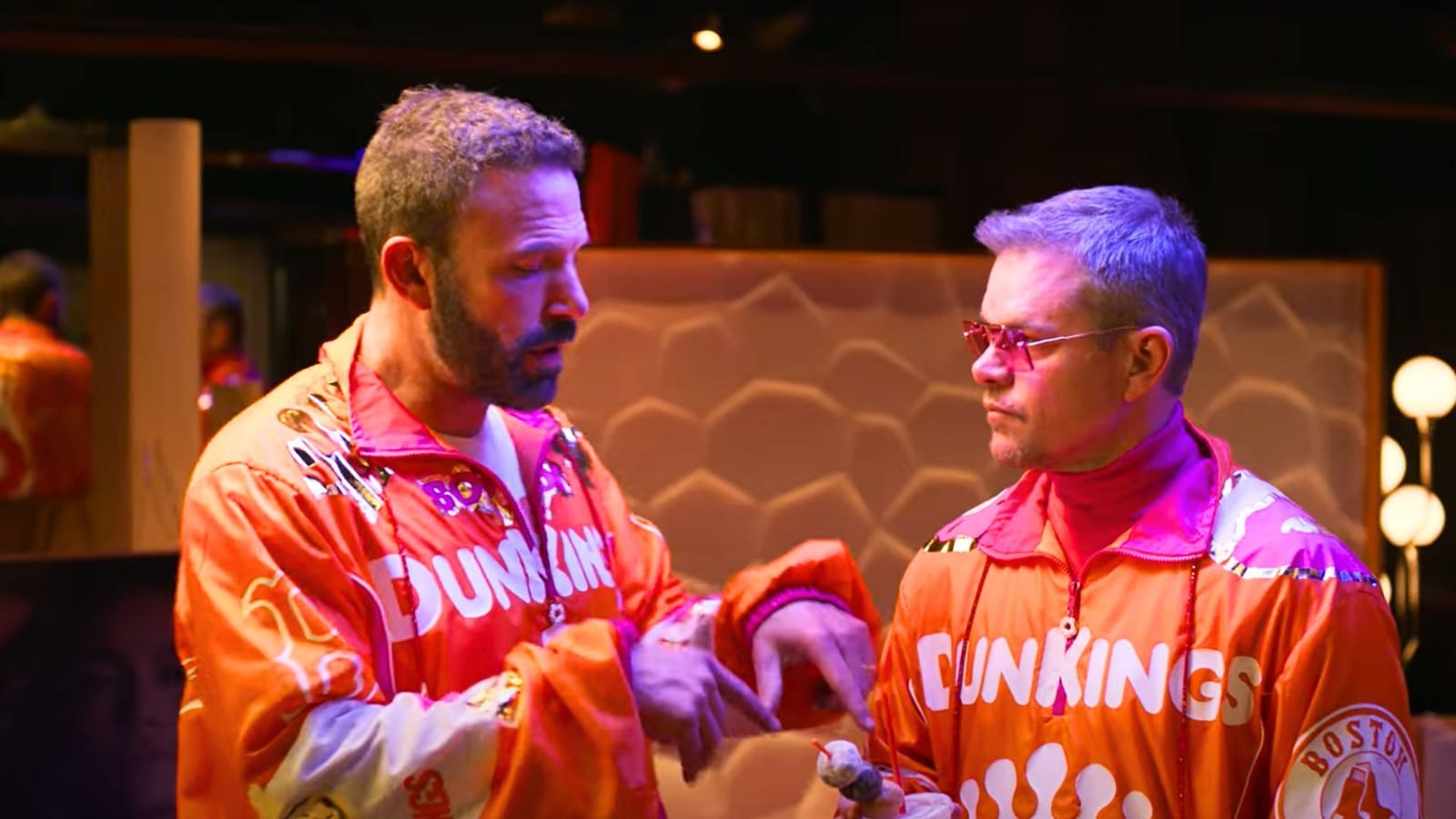 Ben Affleck introduces his DunKings boy band alongside Matt Damon in a ...