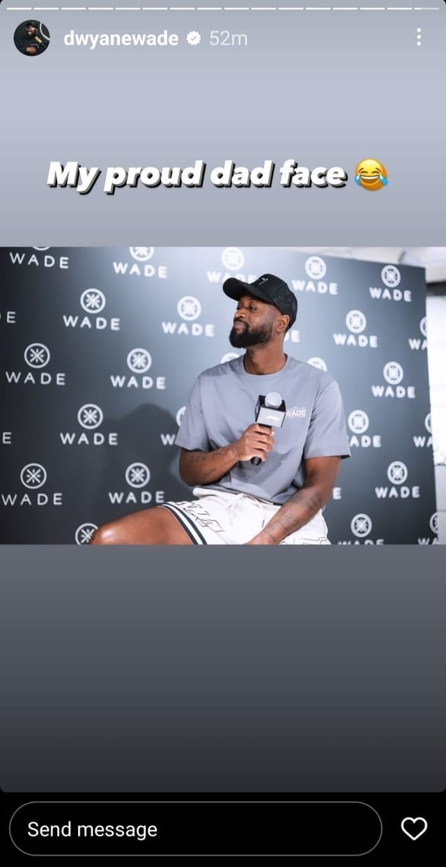 Dwyane Wade: "My proud dad face": Dwyane Wade revels in son Zaire's ...