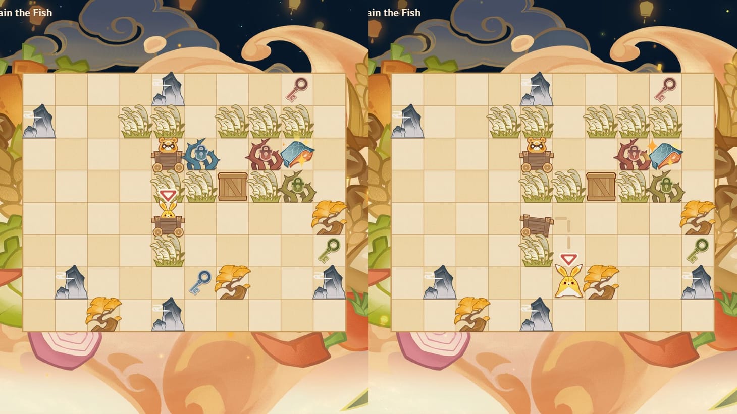 How to guide Gouba to collect the Fish in Genshin Impact