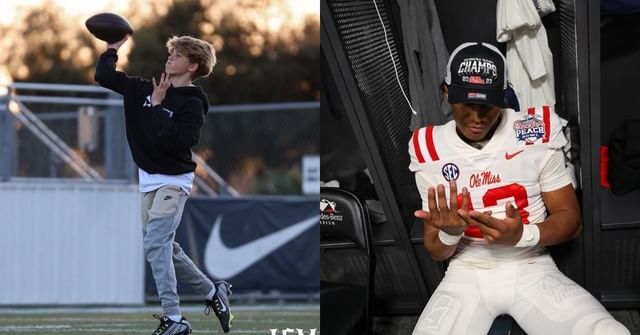 Lane Kiffin’s son Knox Kiffin backs Austin Simmons after Ole miss star ...