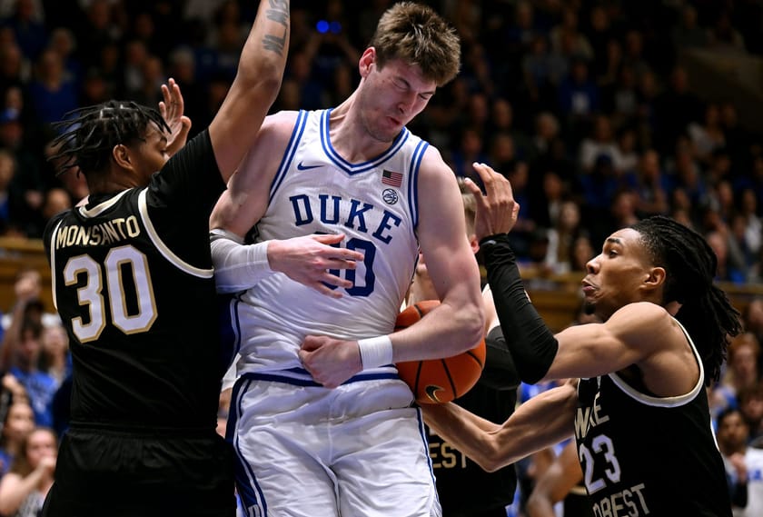 Duke’s Kyle Filipowski blames knee injury on Wake Forest: “I feel it ...