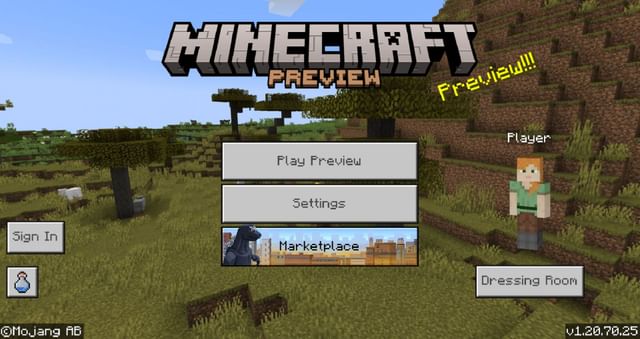 How to download Minecraft Bedrock 1.20.70.25 beta & preview