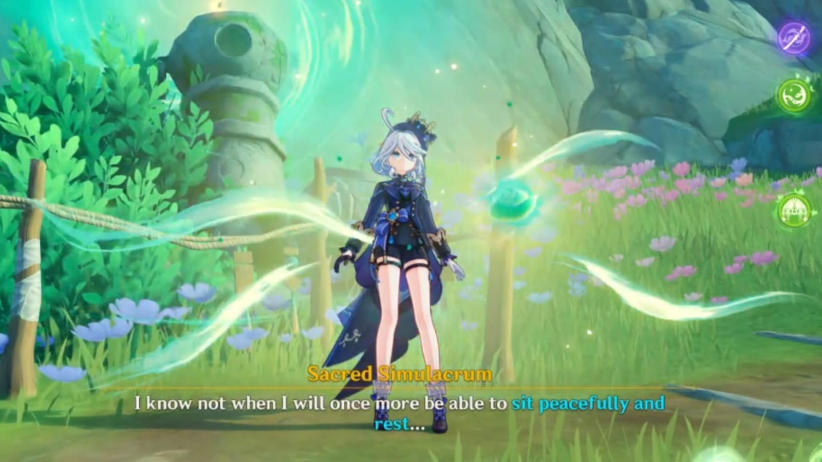 Genshin Impact Yaodie Valley Sacred Simulacrum puzzle: How to sit peacefully and rest