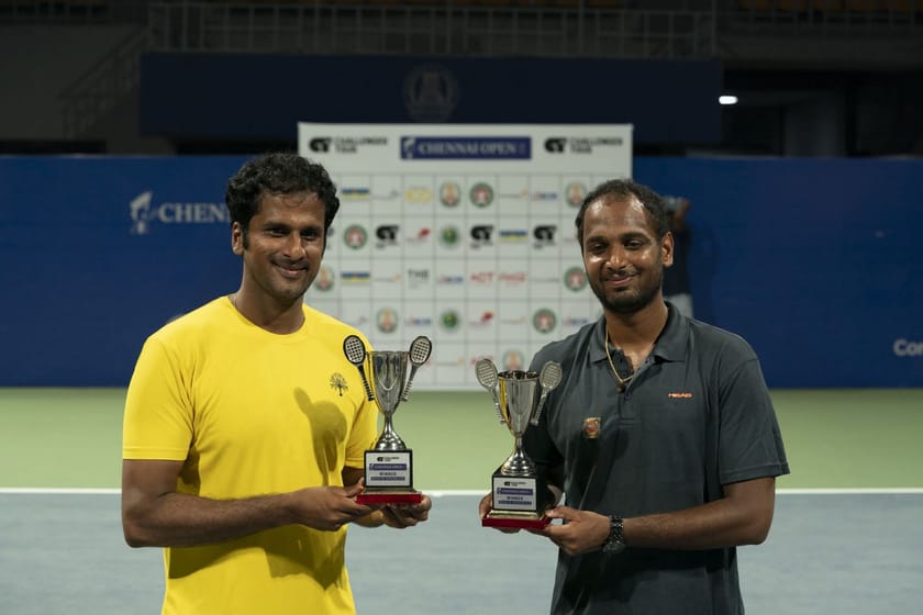 Chennai Open 2024: Ramkumar Ramanathan, Saketh Myneni lifts men's ...