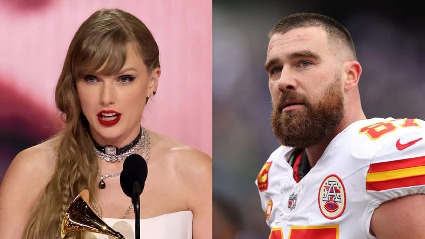 NFL analyst jokes that Travis Kelce-Taylor Swift proposal would qualify superstar TE to win ...
