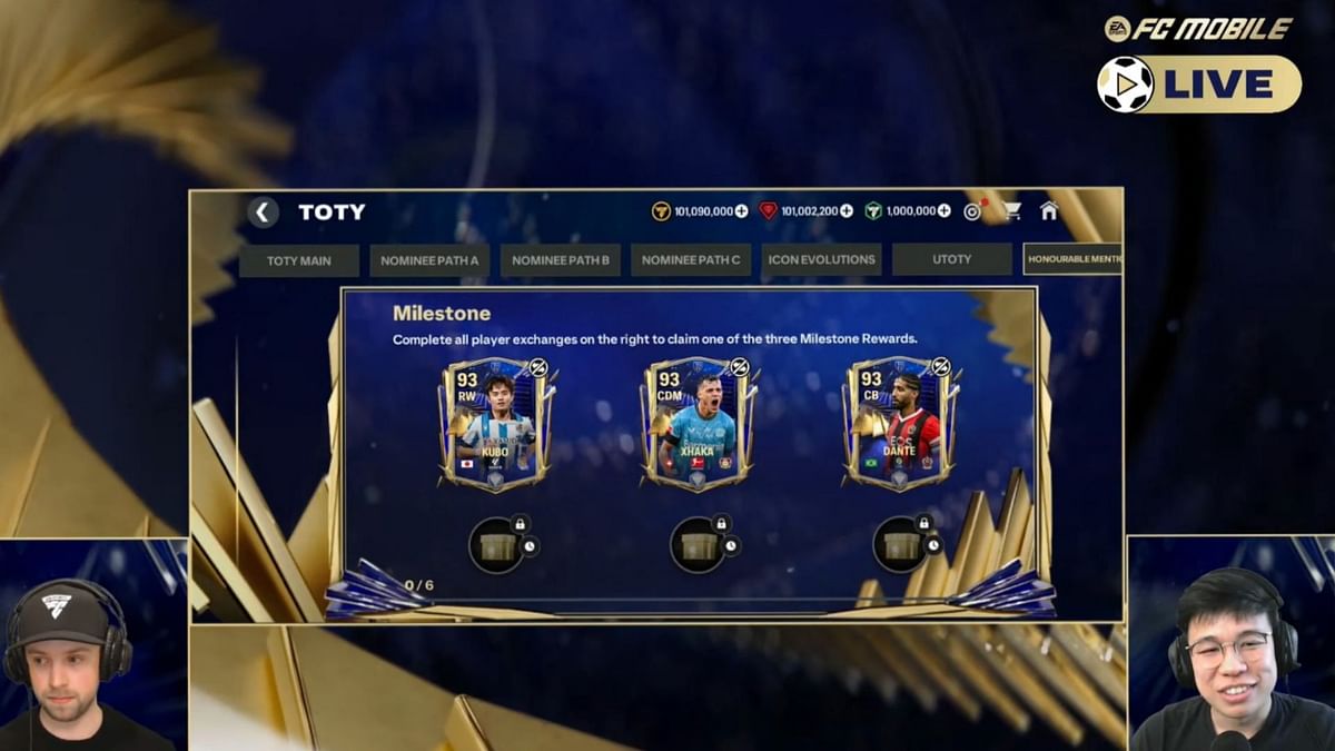 All Fc Mobile Toty 24 Honourable Mentions Cards