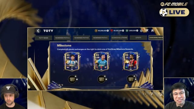 All FC Mobile TOTY 24 Honourable Mentions cards