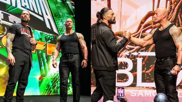 WWE veteran comments on The Rock aligning with The Bloodline on ...