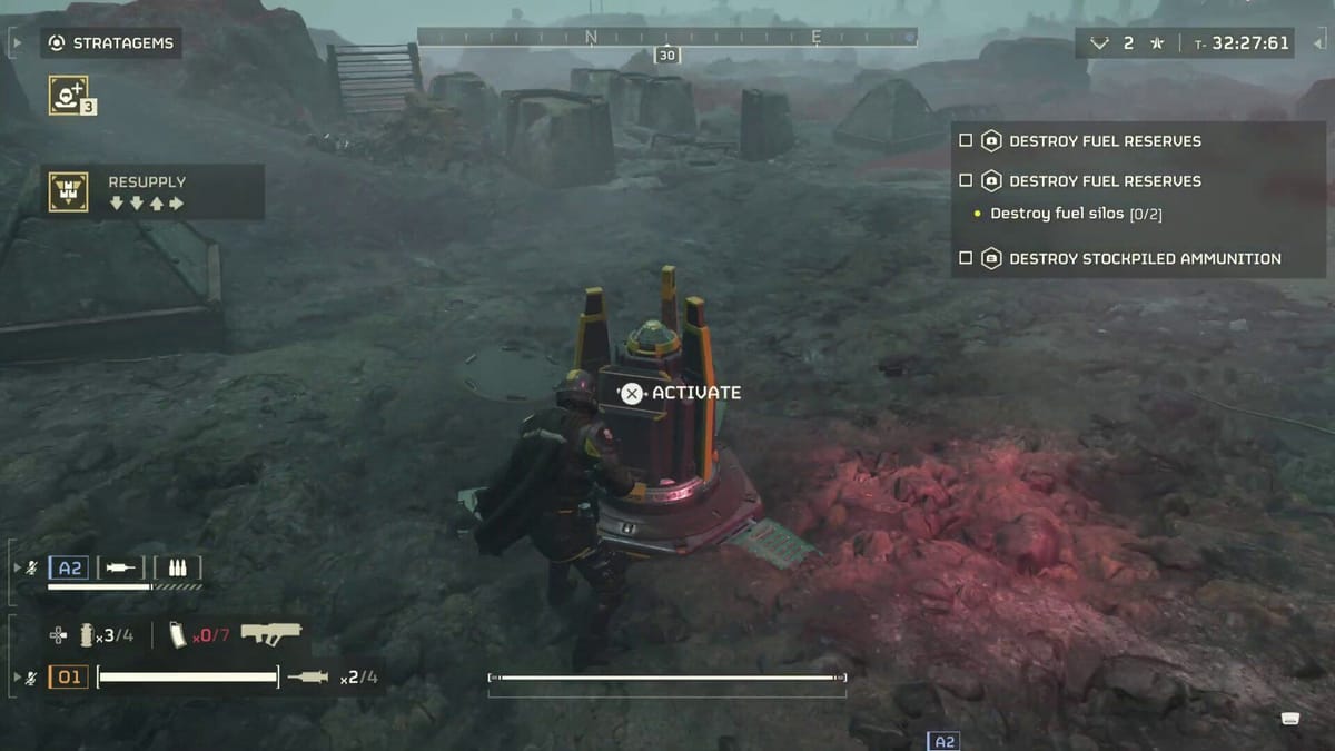 How to destroy Fuel Silos in Helldivers 2