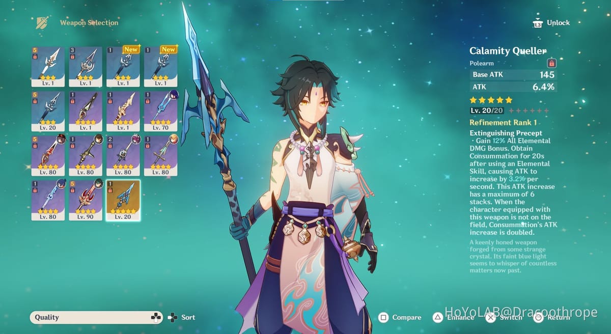 Genshin Impact Xiao weapons guide: Best 5-star and 4-star polearms