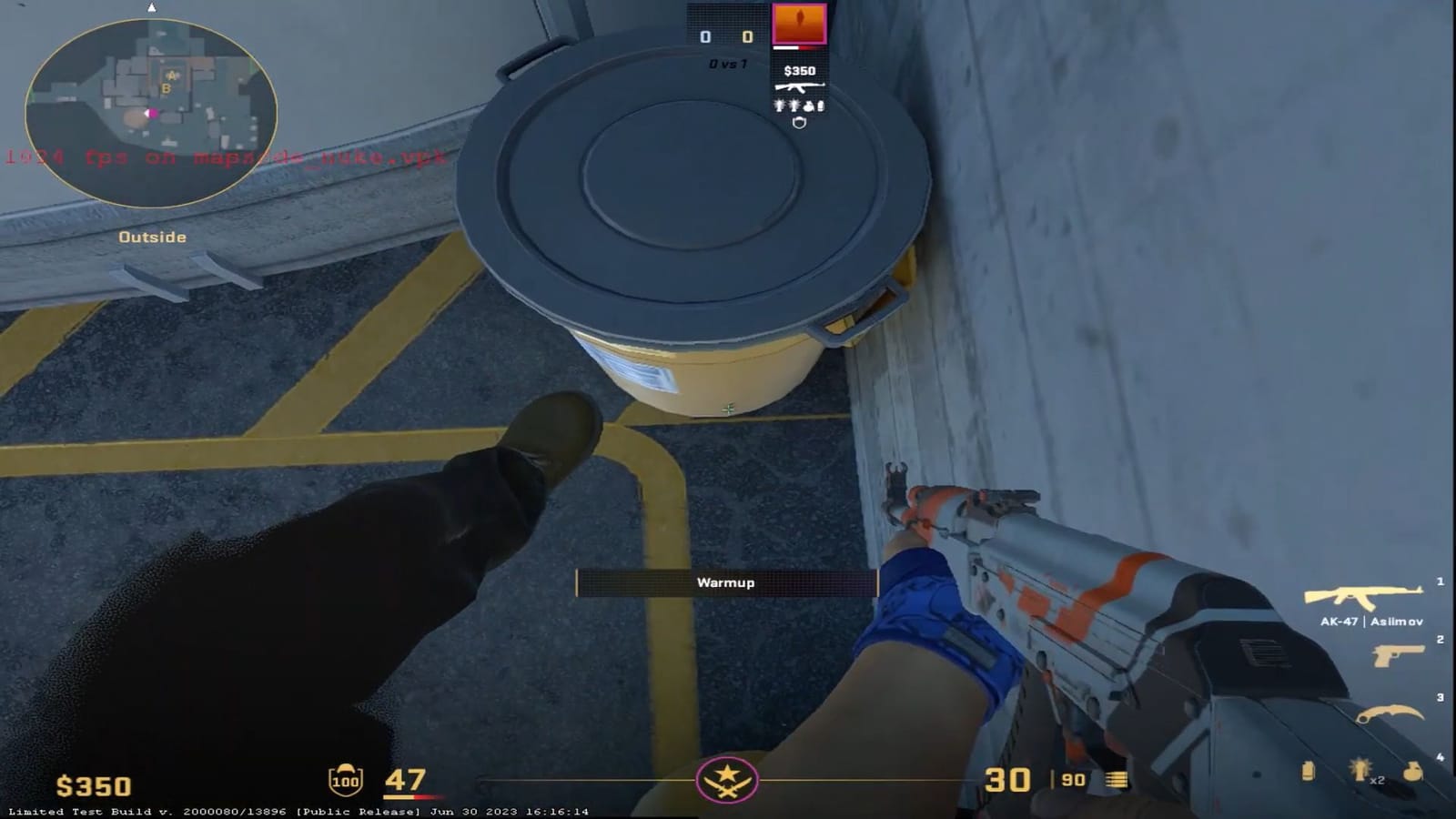 Best wall bang spots on Nuke in CS2