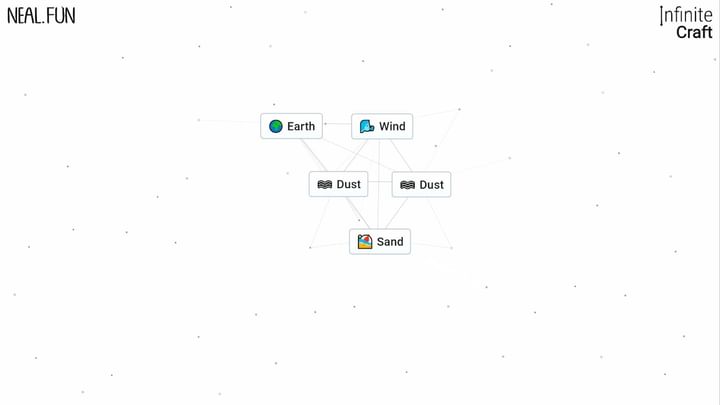 How to make Sand in Infinite Craft