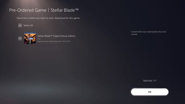 Stellar Blade pre-load date and time revealed