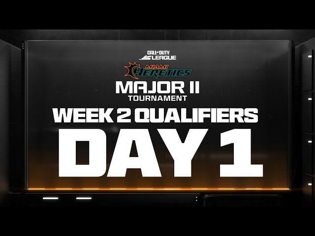 Call of Duty League 2024 Stage 2 Major Qualifiers Week 2 Day 1 results