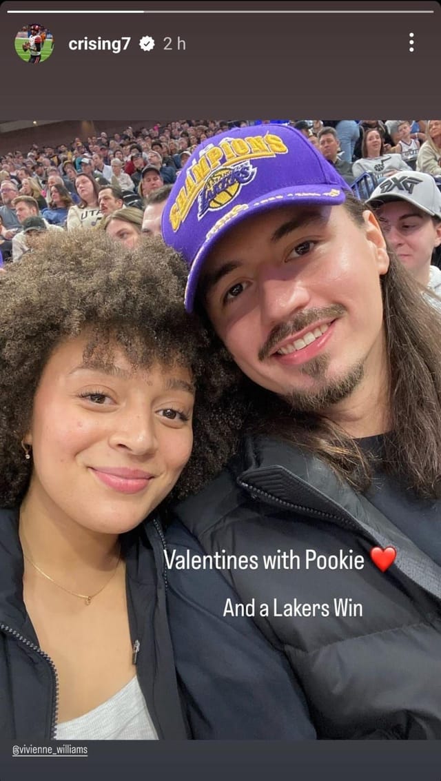 Utah QB Cameron Rising and GF Vivienne Williams shares snippets from ...