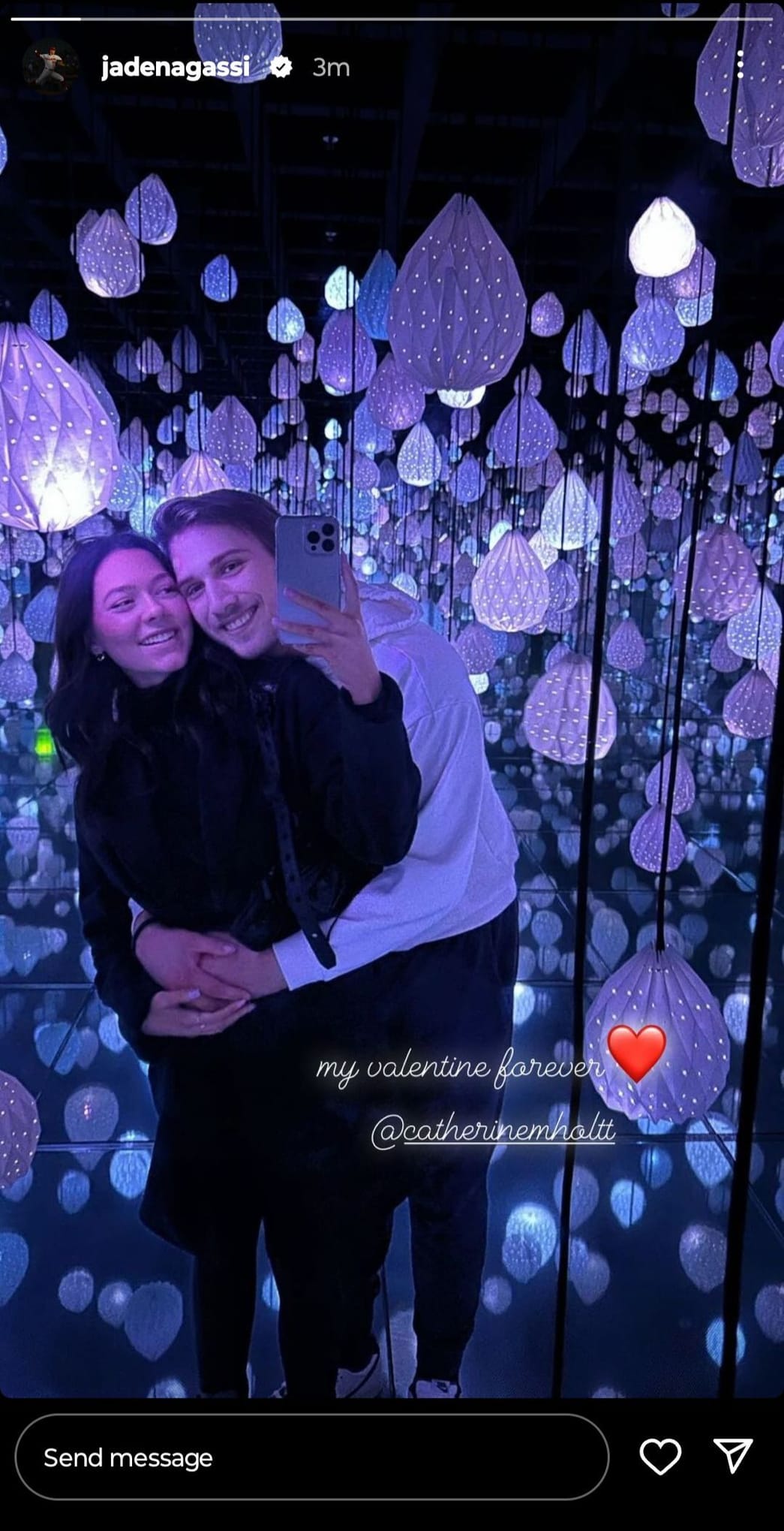 My Valentine Forever Andre Agassi And Steffi Grafs Son Jaden Shares