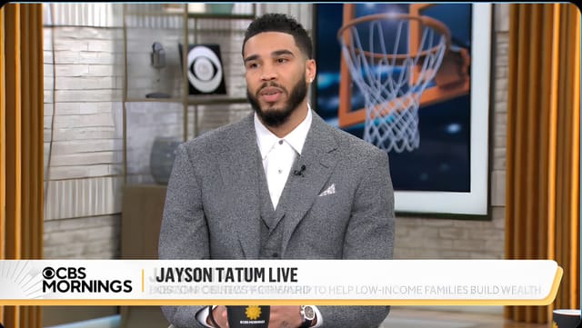 Celtics’ Jayson Tatum looks dapper rocking grey suit and $63,507 Patek ...