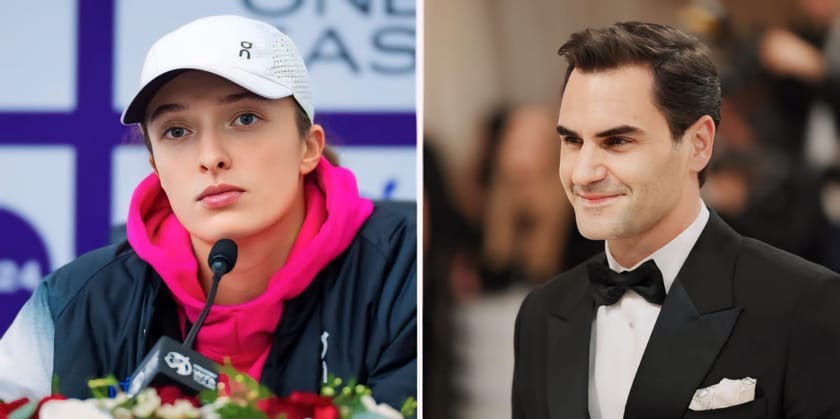 WATCH: Iga Swiatek receives code violation for Roger Federer-esque ...