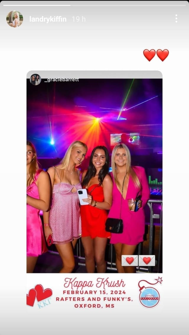 PHOTO: Ole Miss HC Lane Kiffin’s daughter Landry Kiffin has fun time ...