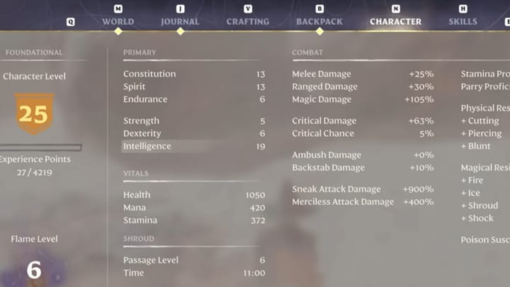 Best Enshrouded Mage build