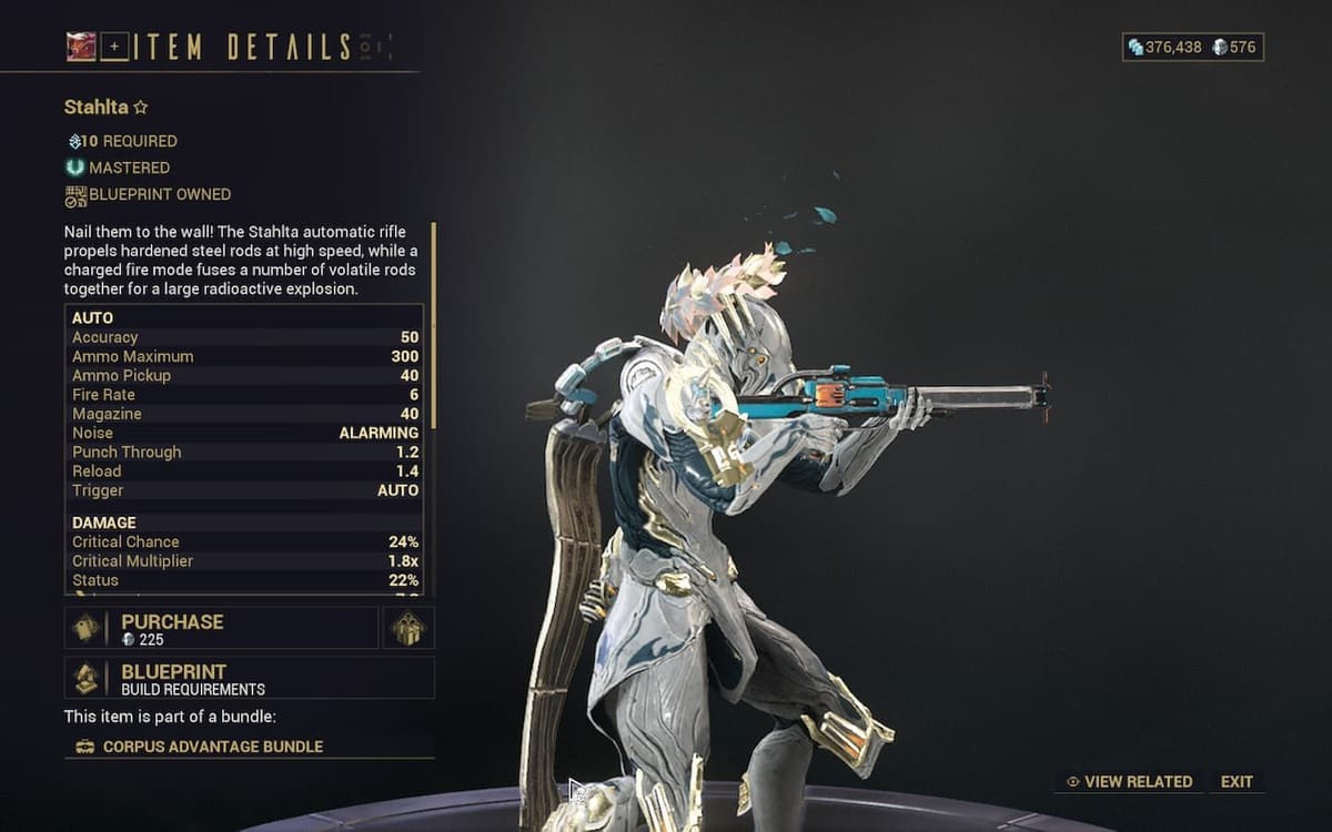 Best weapons in Warframe for each Mastery Rank